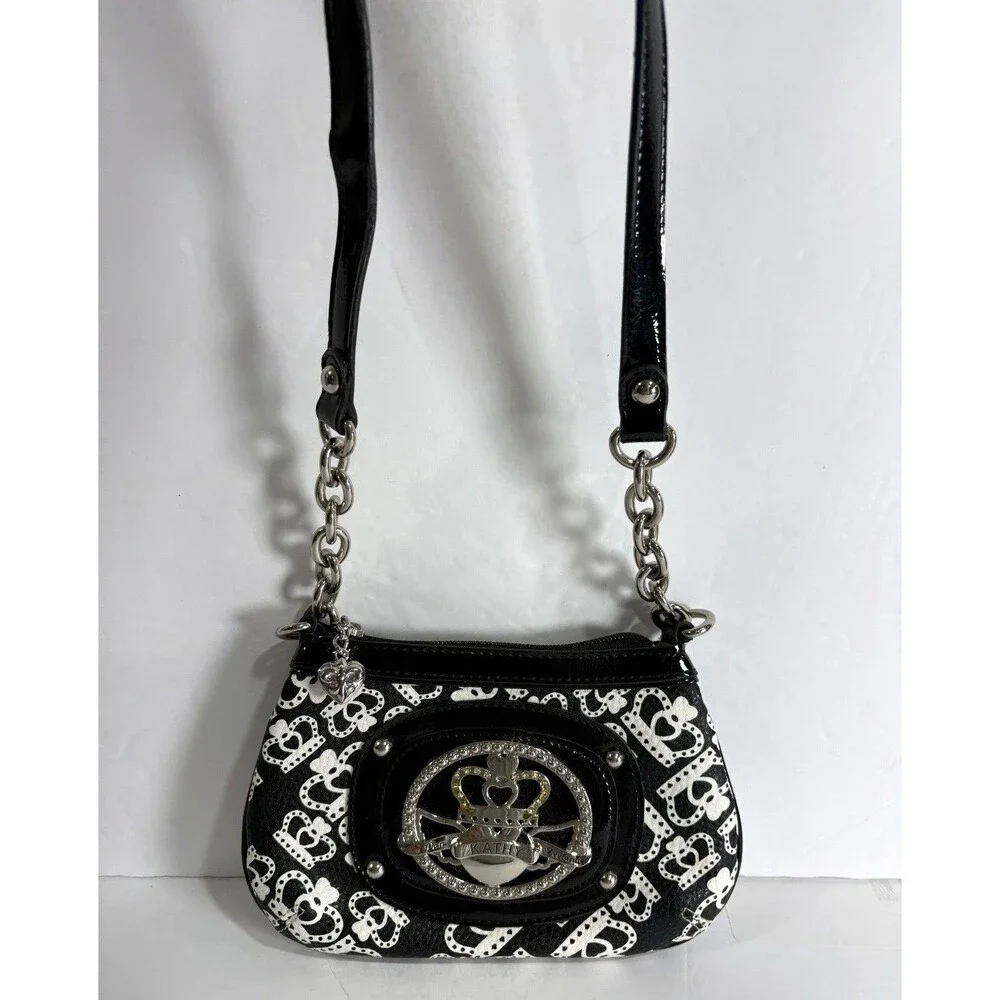 Kathy Van Zeeland | Bags | Kathy Van Zeeland Crown Monogram Crossbody ...